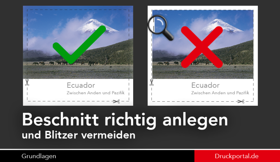 Grundlagen: Beschnitt richtig anlegen - blog.druckportal.de
